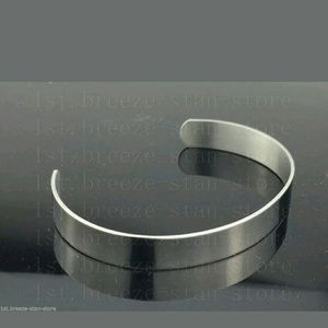 Accessories | High Polish Stainless Steel Blank Cuff Bracelet | Poshmark